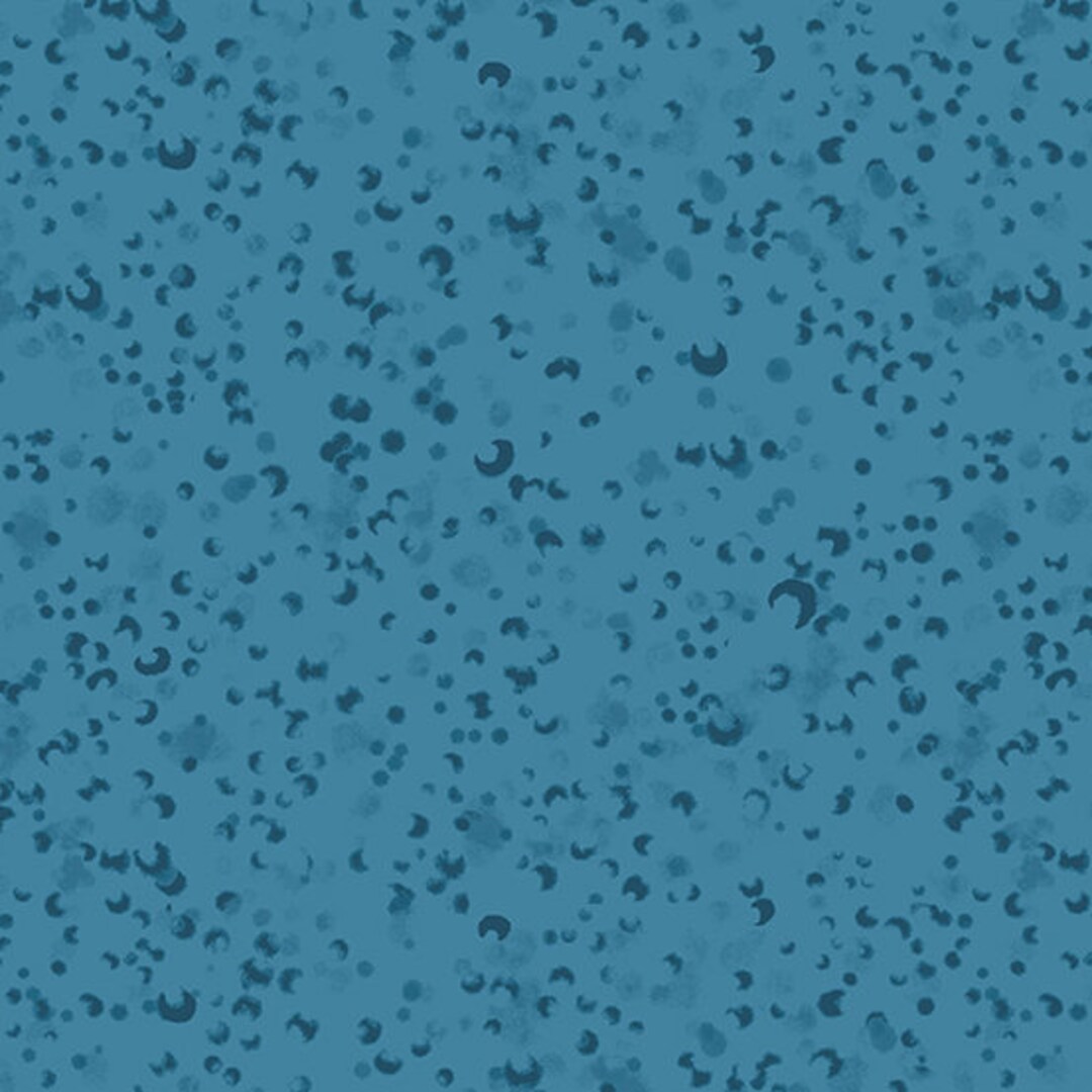 Blue Splatter Fabric by the Yard From Andover Fabrics Dottir by Eye ...