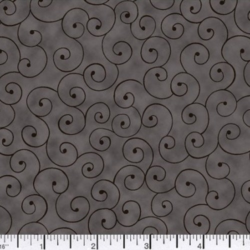 Gray Fabric by the Yard Gray Swirl Fabric Grey Fabric Gray | Etsy