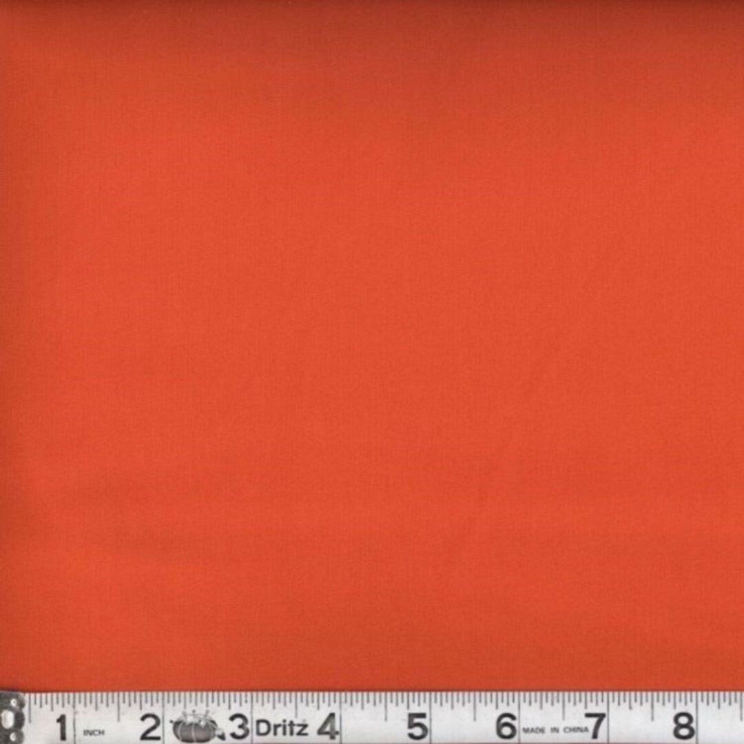 Solid Orange Fabric by the Yard, Solid Orange Cotton Fabric by the Yard ...