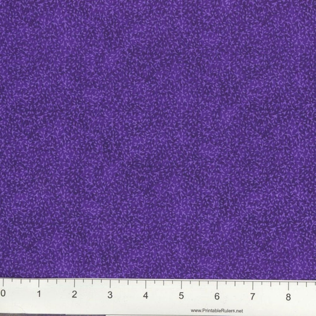 Purple Fabric by the Yard, Purple Cotton Fabric, Purple Fabric Basics ...
