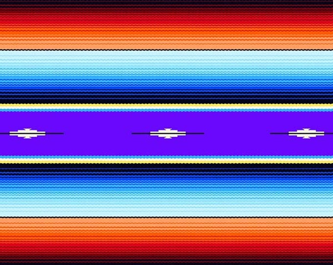 Serape Fabric by the Yard by Elizabeth's Studio Fabric, Cotton Serape ...