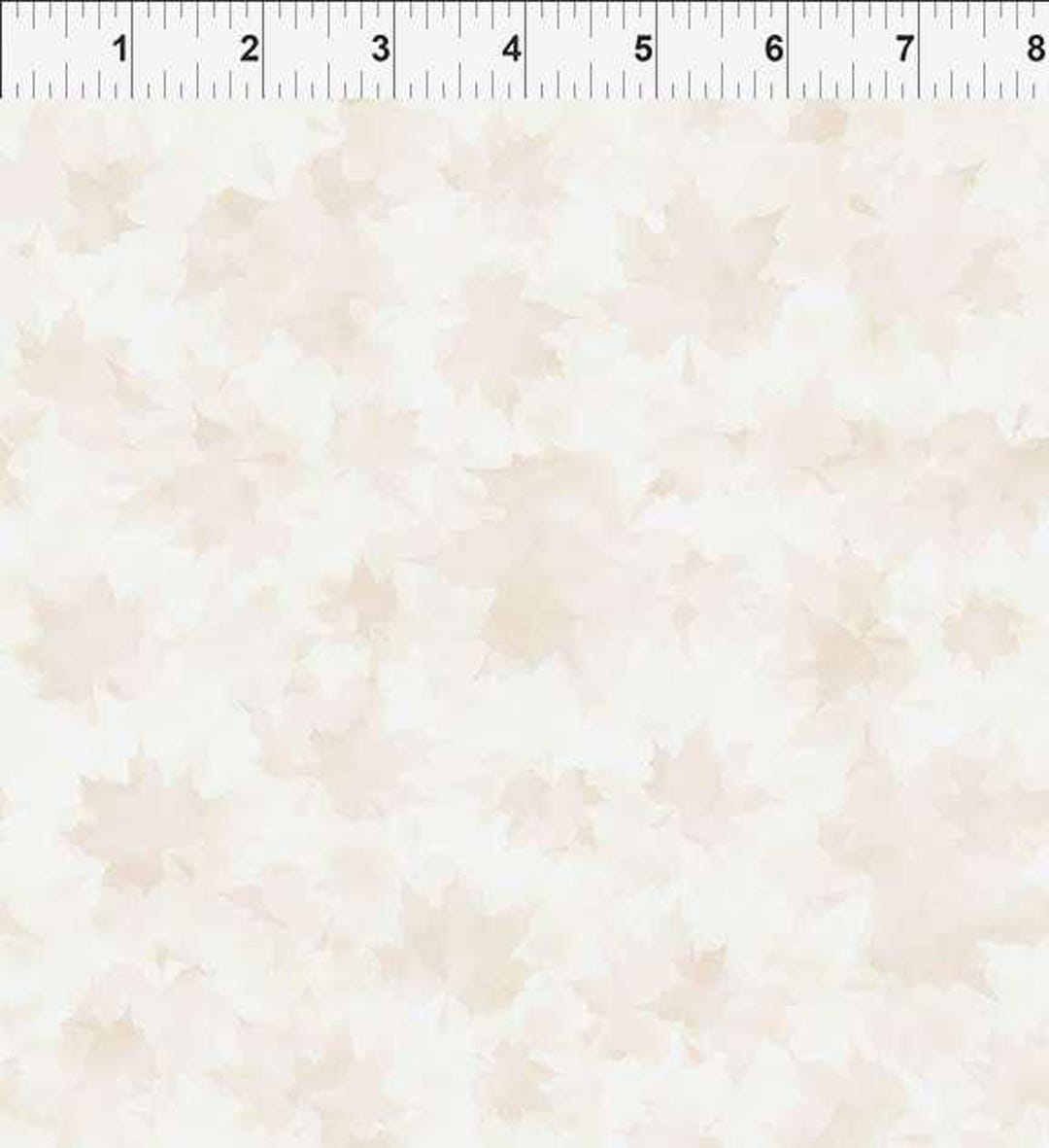 Off White Leaf Fabric by the Yard by Jason Yenter for in the Beginning ...