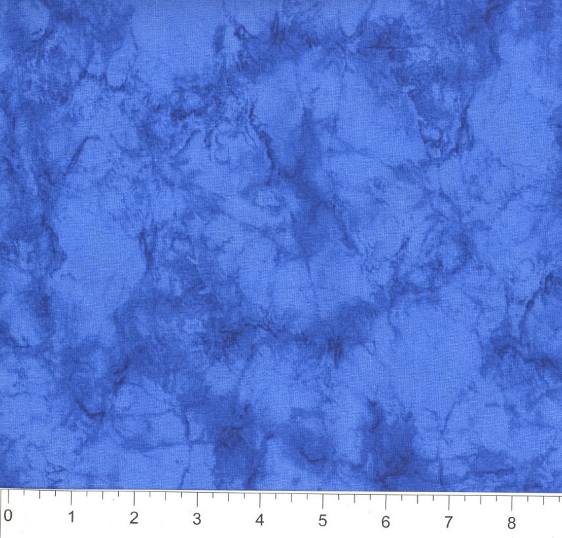 Royal Blue Fabric by the Yard Blue Marble Fabric Royal Blue - Etsy