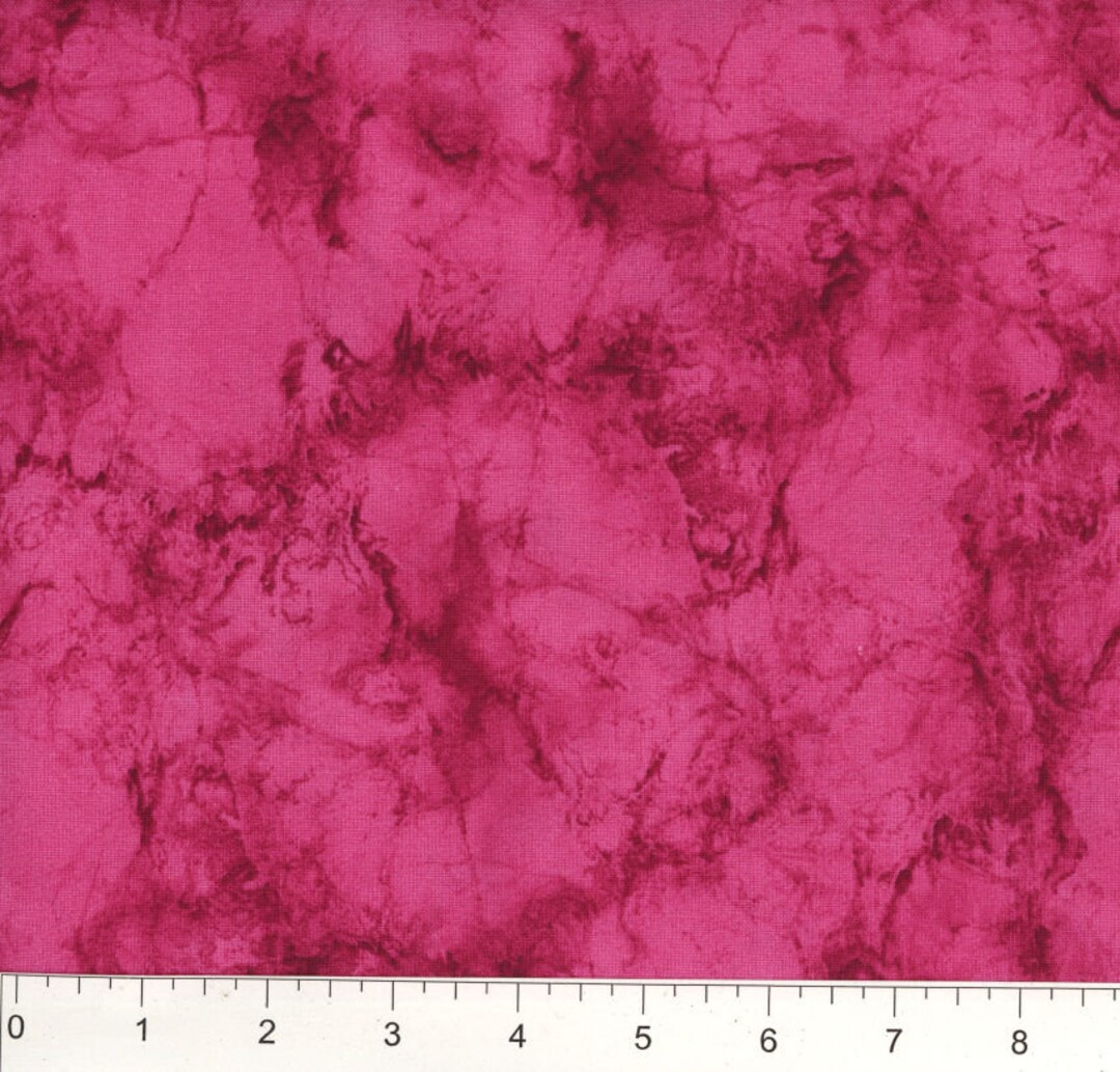 Pink Fabric by the Yard, Bright Pink Fabric by the Yard, Pink Marble ...