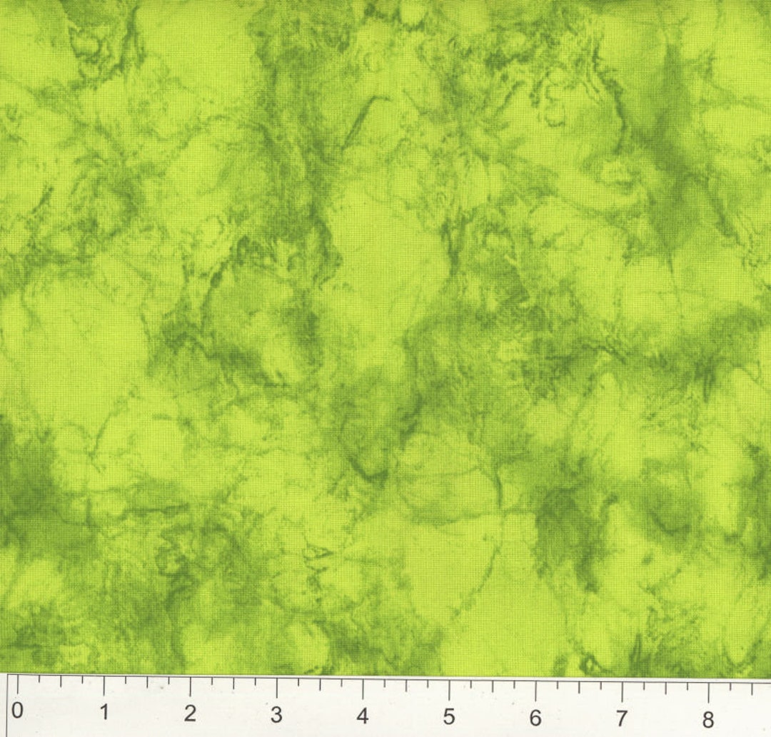 Lime Green Fabric by the Yard, Lime Green Marble Fabric, Lime Marble ...