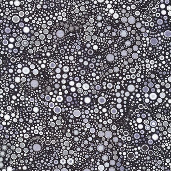 Black and Gray Fabric by the Yard Effervescence Collection by - Etsy