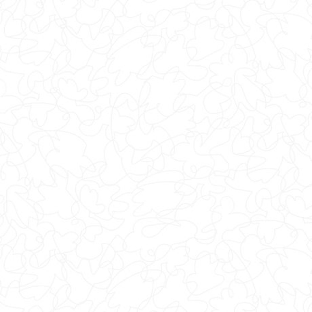 White Scribble Fabric by Quilting Treasures, White Fabric, White Tonal ...