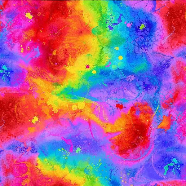 Rainbow Fabric - Etsy