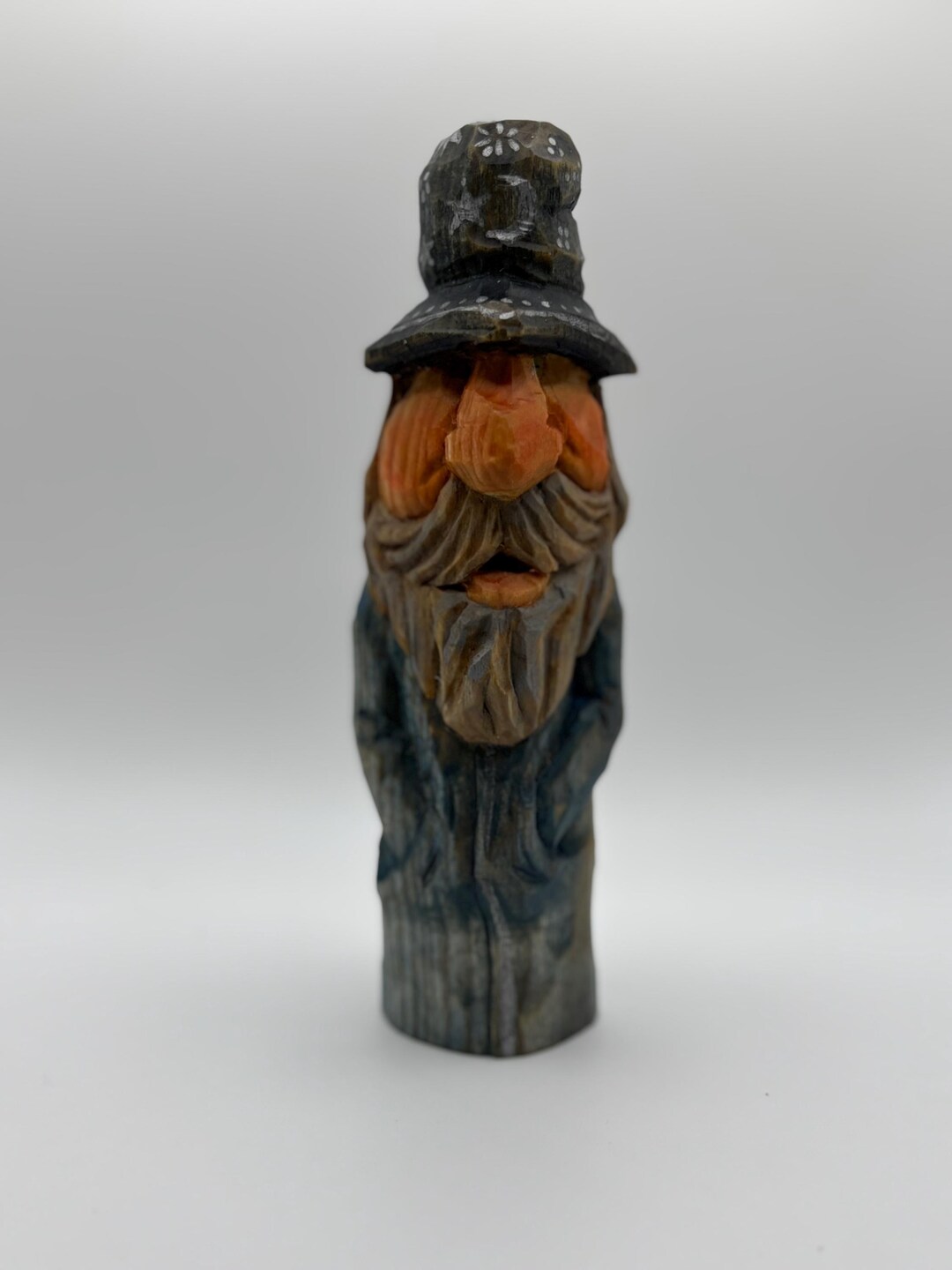 Hand Carved Wizard - Etsy