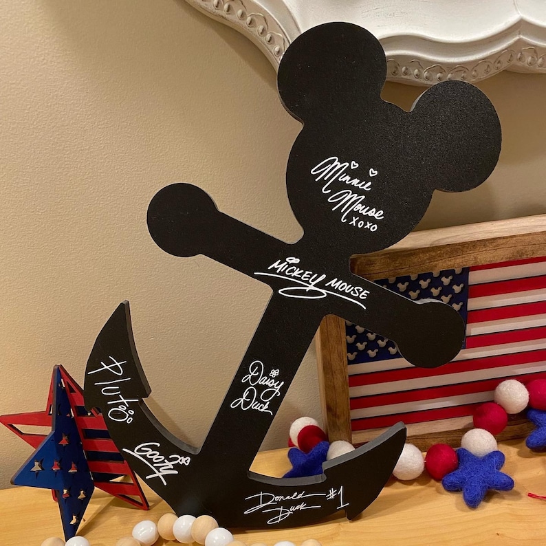 Magical Character Autograph Board Magical Mouse and Princess - Etsy