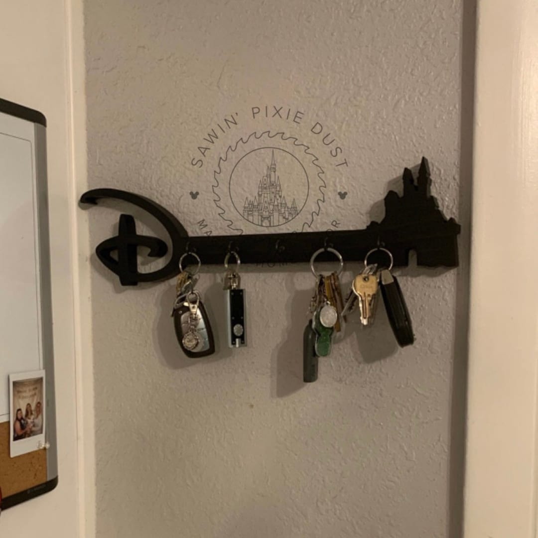 Magical Key to the Kingdom Wall Hanger key Holder Medal Holder Lanyard ...