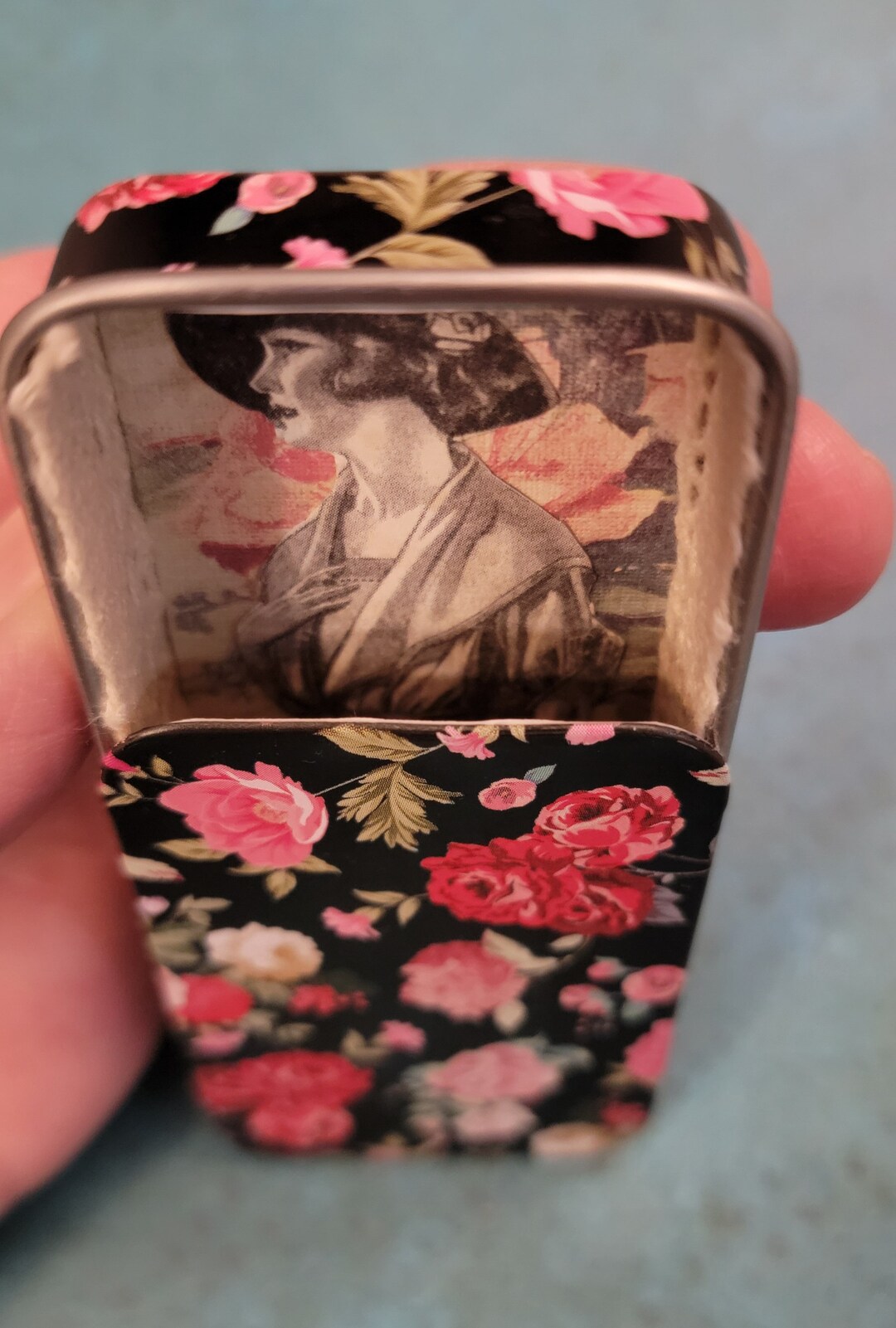 Victorian Style Personalized Needle Holder Case or Pill Case - Etsy