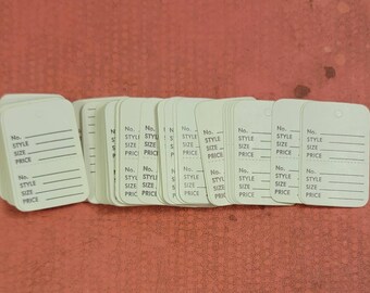 Perforated Tags - Etsy