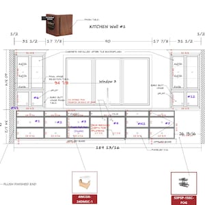 Kitchen Cabinets Full Kitchen Design, Prints, Build, Delivery and ...