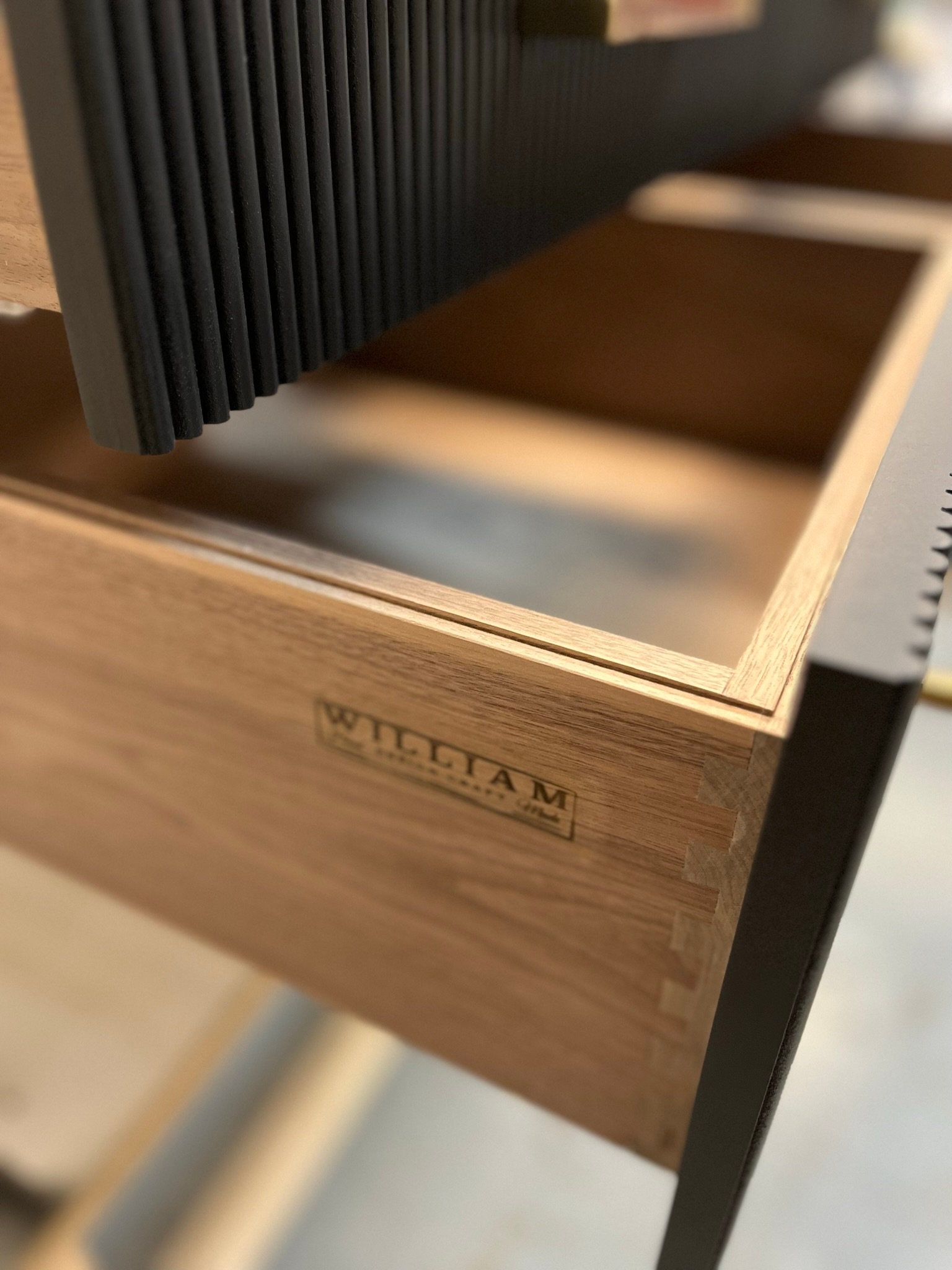 Black Reeded Walnut Gold Base Bathroom Vanity - Etsy