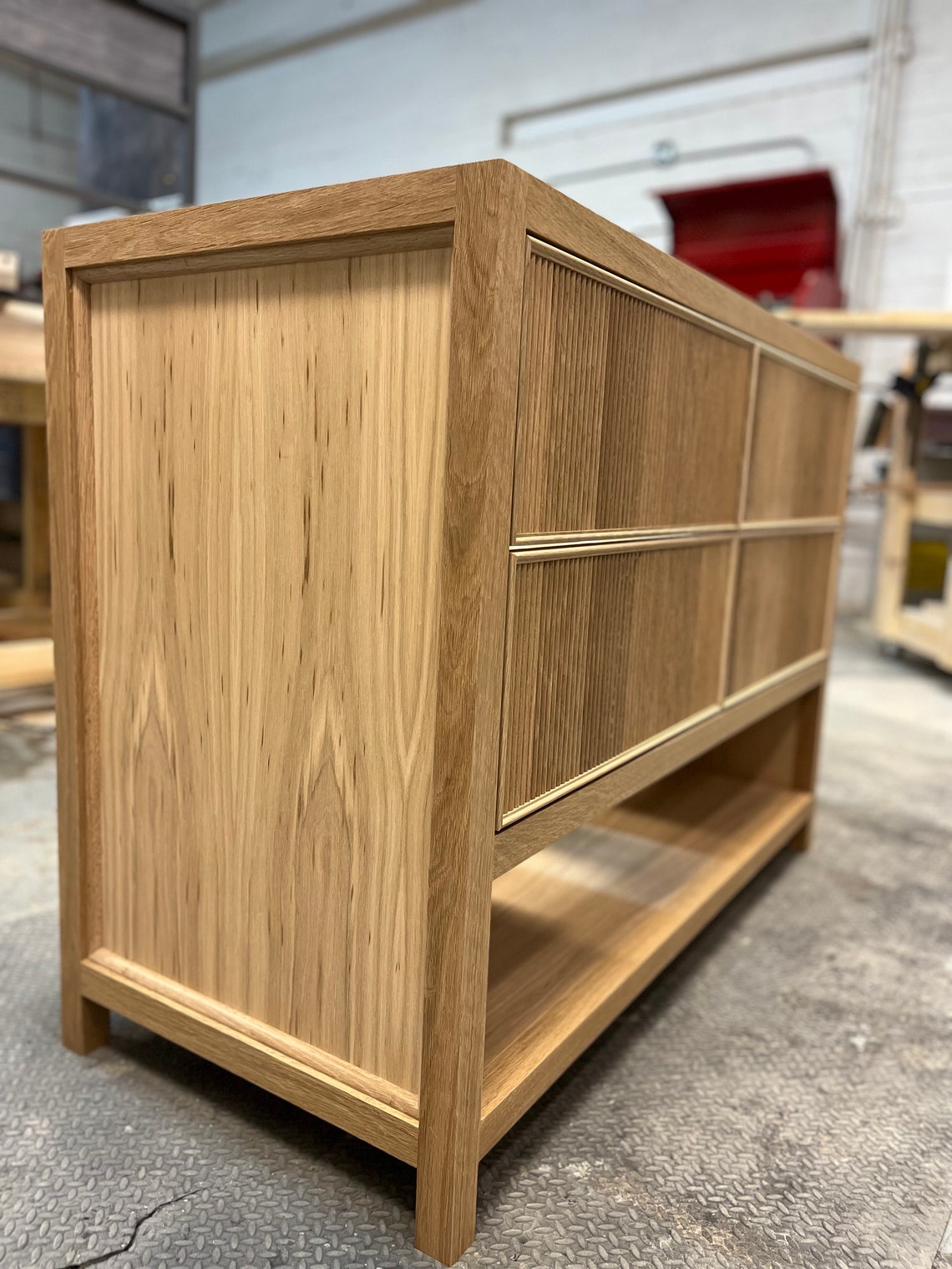 Solid White Oak Bathroom Vanity Built to Order Any Size Available 48 ...