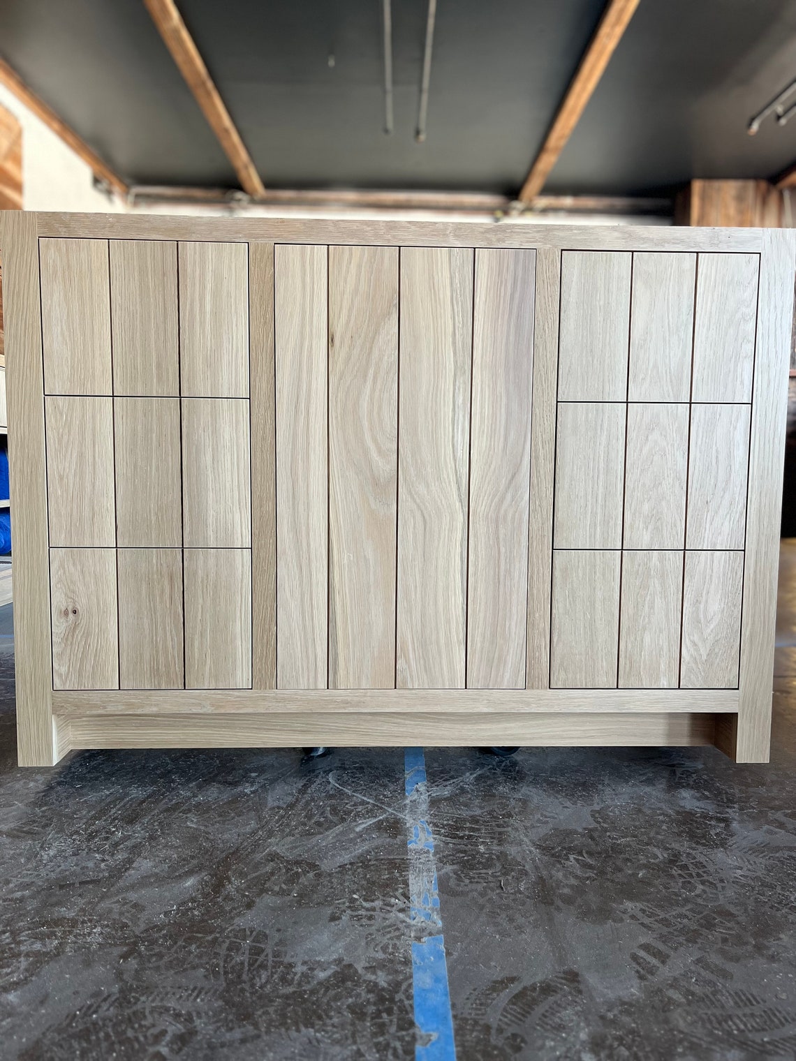 White Oak Bathroom Vanity Solid Wood Soft Close Solid Maple Dovetail ...