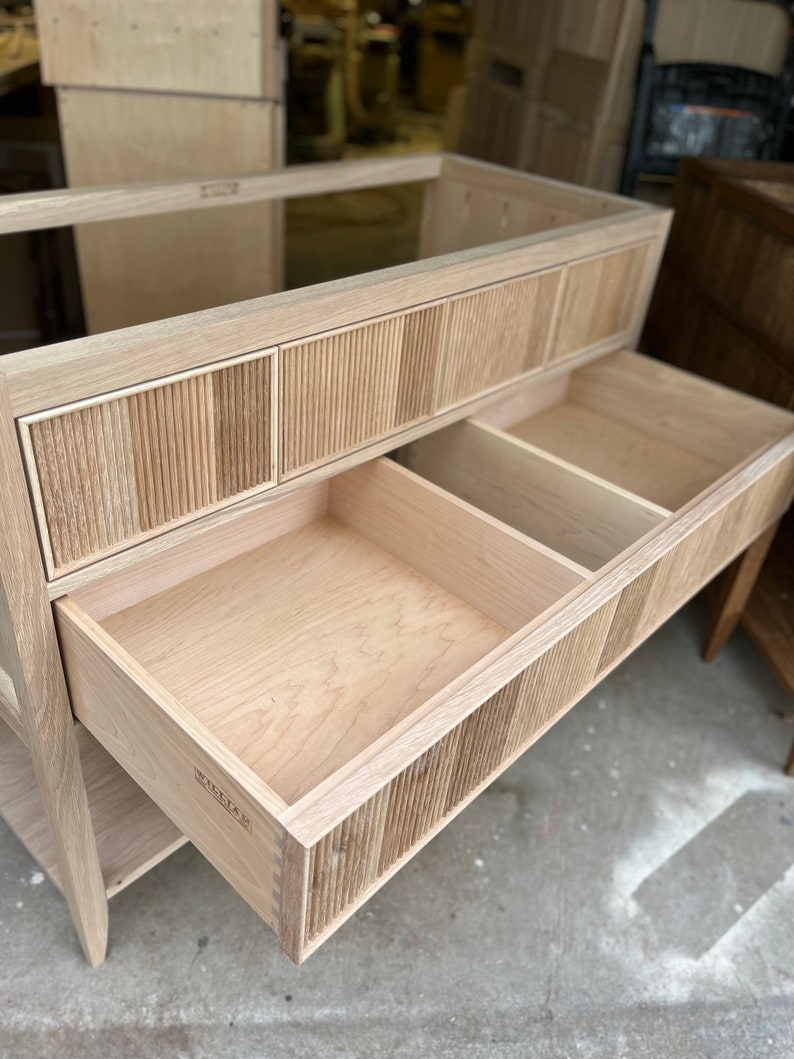 Solid White Oak Bathroom Vanity 30" 36" 42" 48" 60" - Etsy