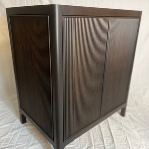 Custom Solid Maple Reeded Bathroom Vanity - Etsy