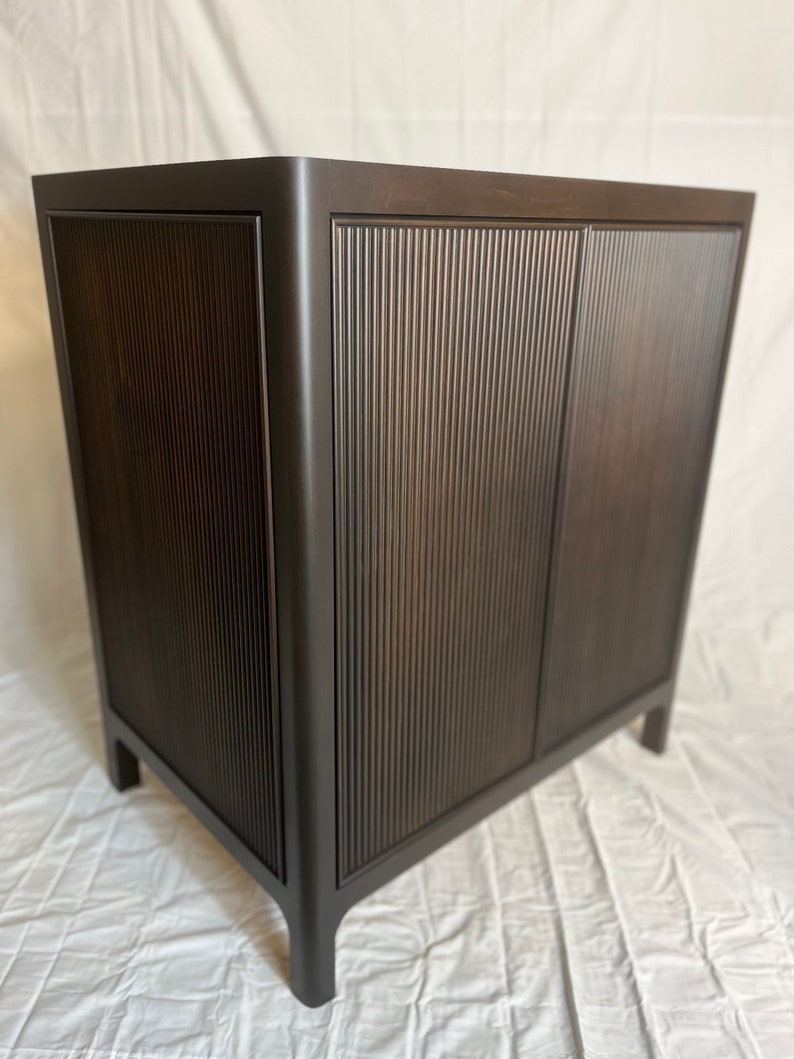 30 Custom Solid Maple Reeded Bathroom Vanity - Etsy Canada