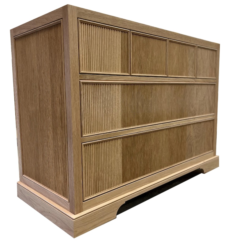 Reeded White Oak Vanity - Etsy