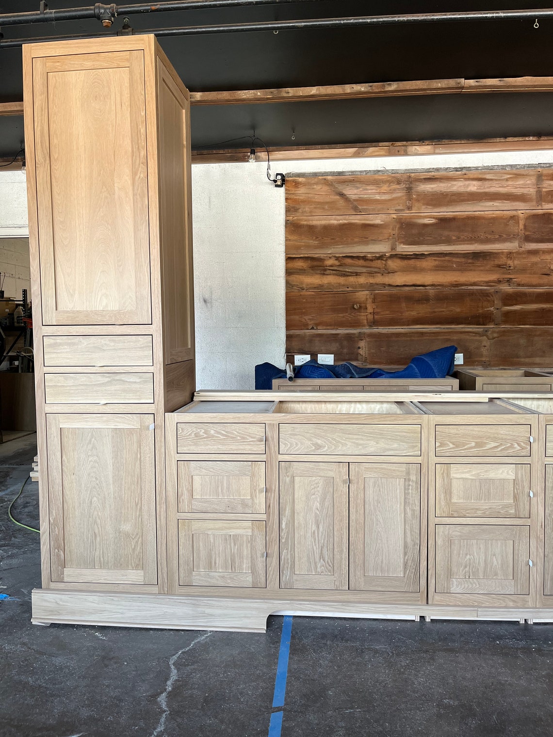 White Oak Bathroom Vanity Built to Order Any Size Solid Wood - Etsy