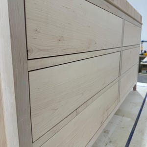 Solid Maple Bathroom Vanity - Etsy