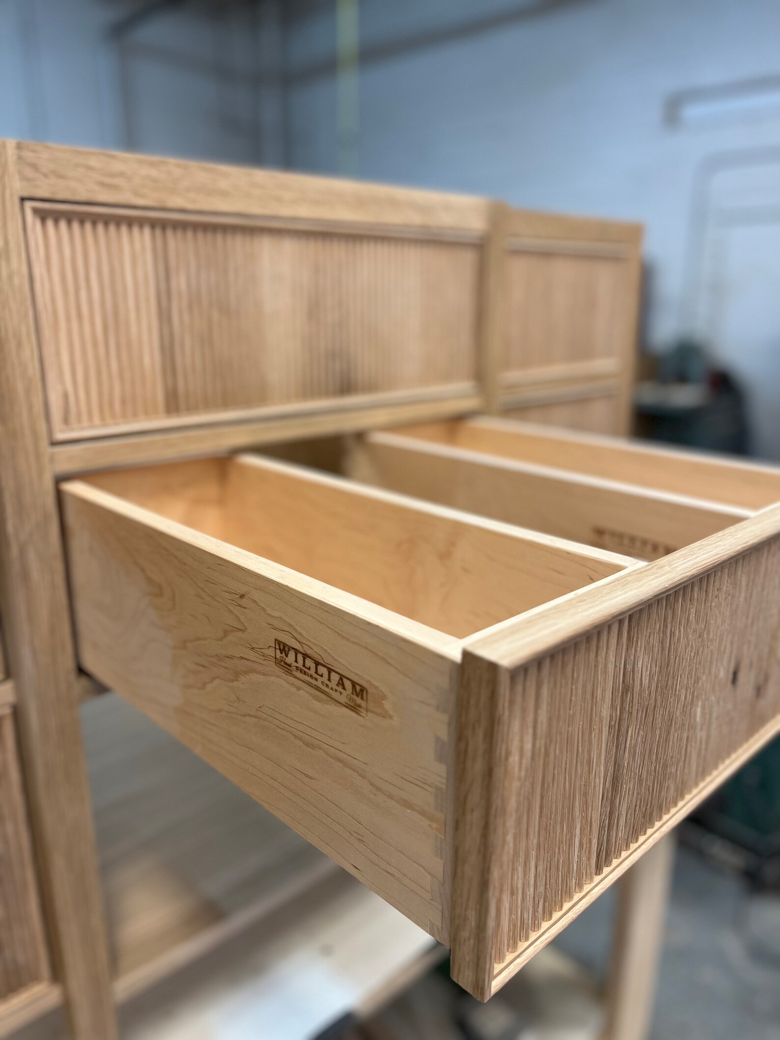 Solid White Oak Bathroom Vanity Built to Order Any Size Available - Etsy