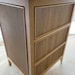 Solid White Oak Reeded Vanity Drawers Natural - Etsy