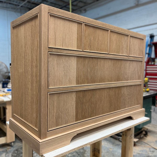 Oak Fluted Vanity - Etsy