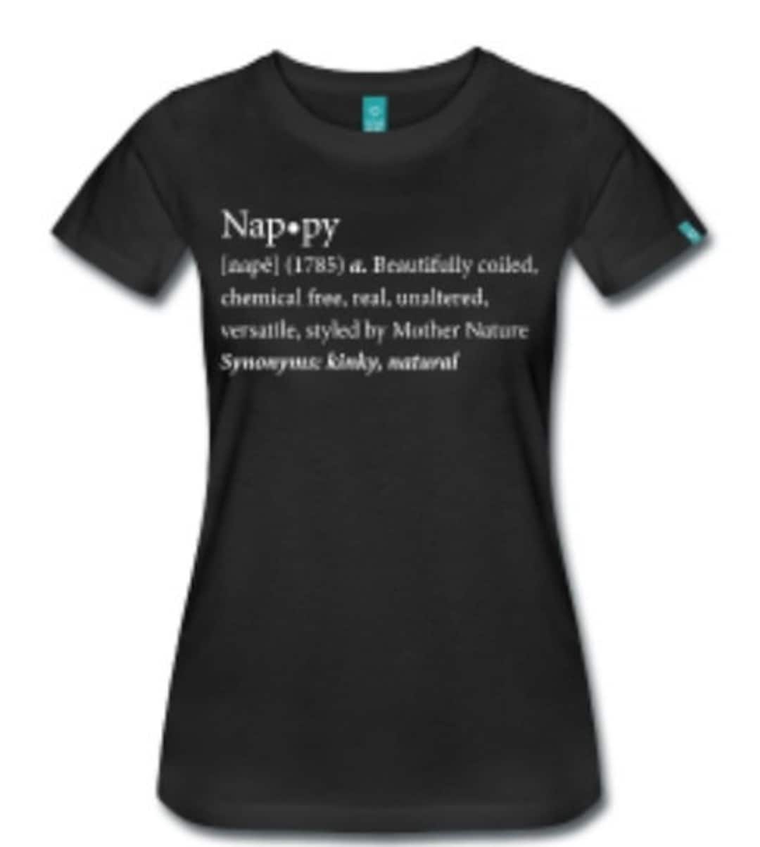 Nappy Dictionary T Shirt by Global Couture - Etsy