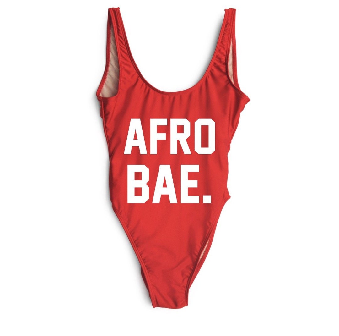 Afro Bae Swimsuit - Etsy