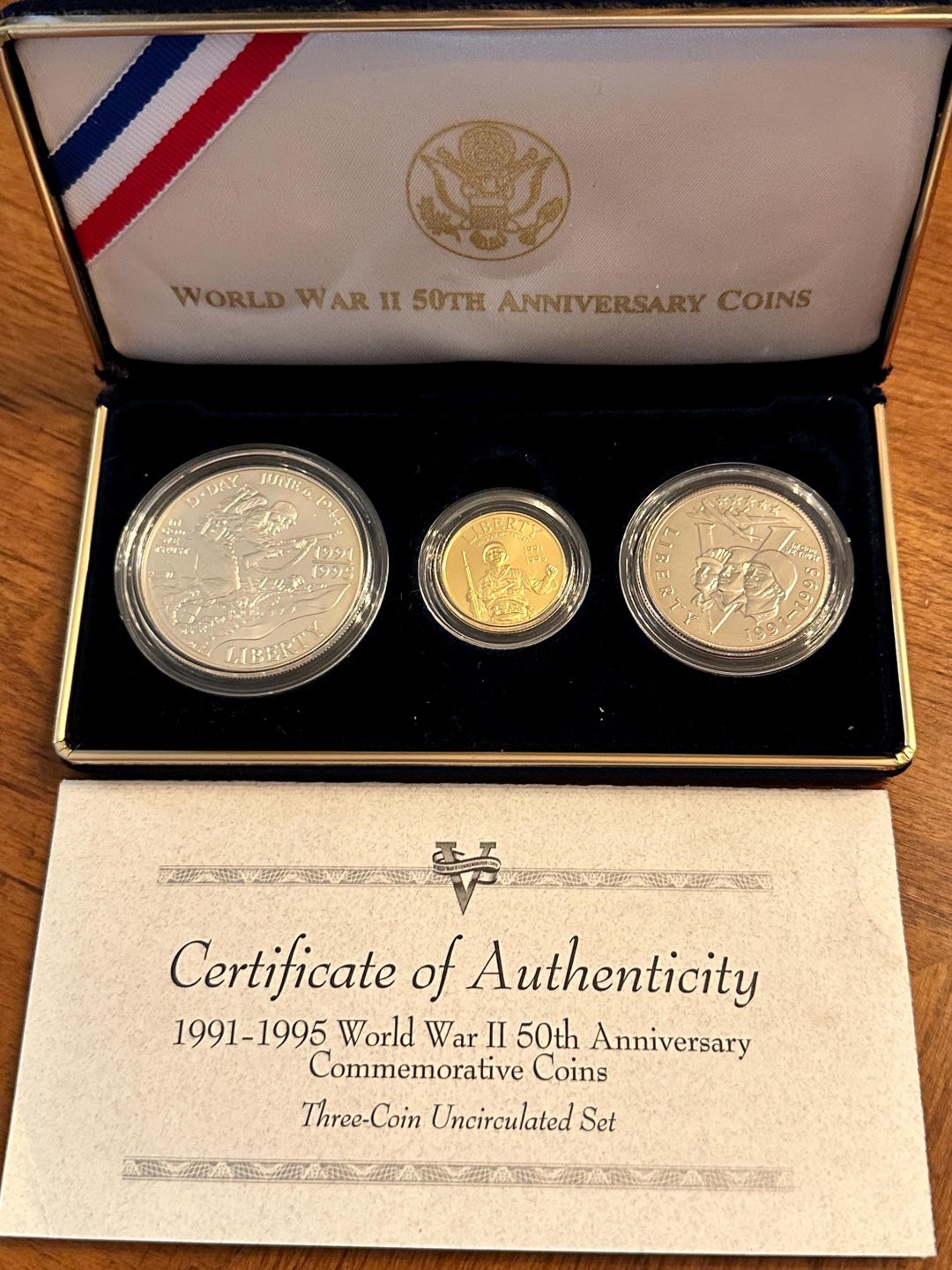 1991-1995 World War II 50th Anniversary Commemorative Coins - Etsy