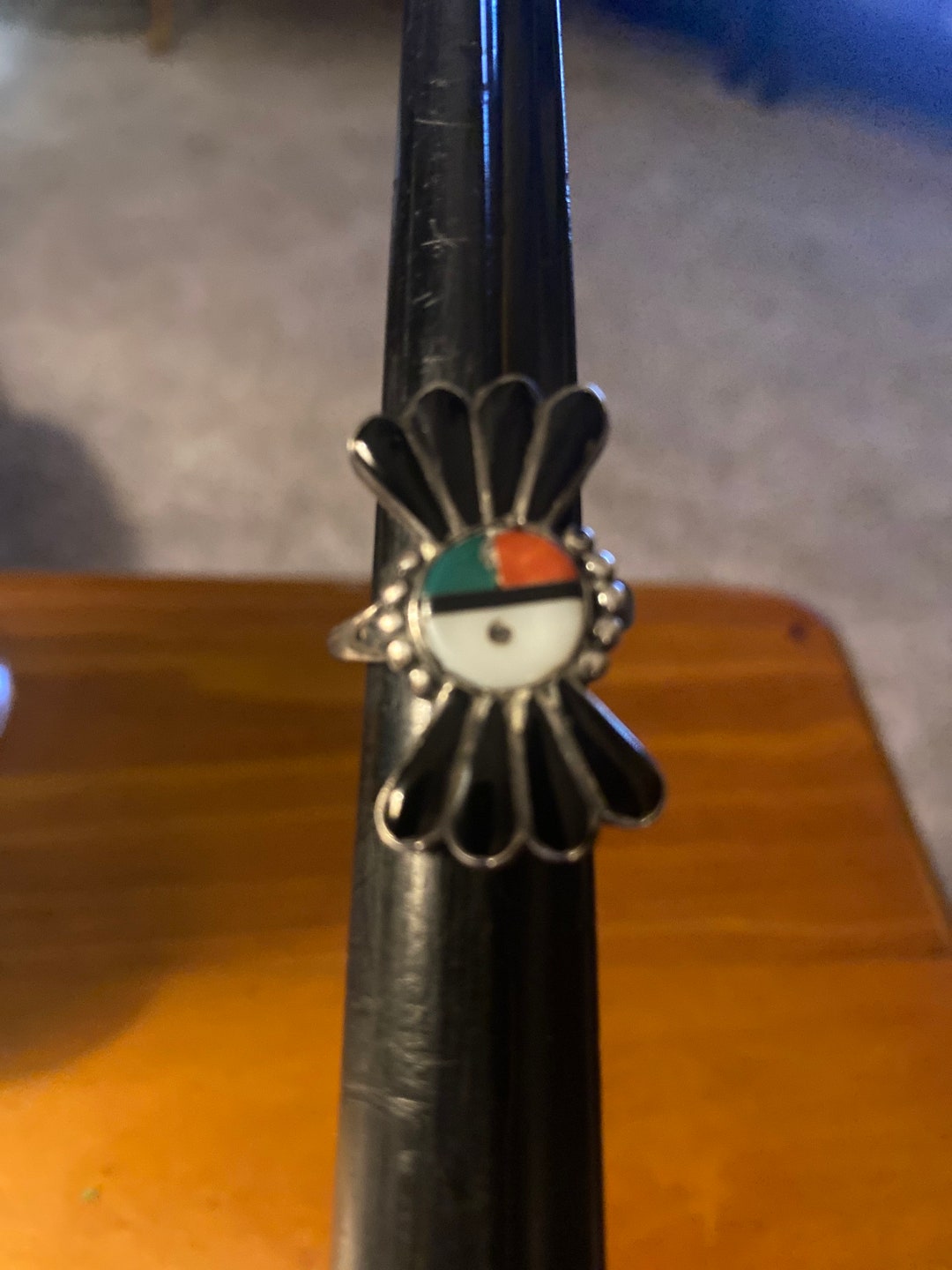 Zuni Native American Gods Eye Ring - Etsy