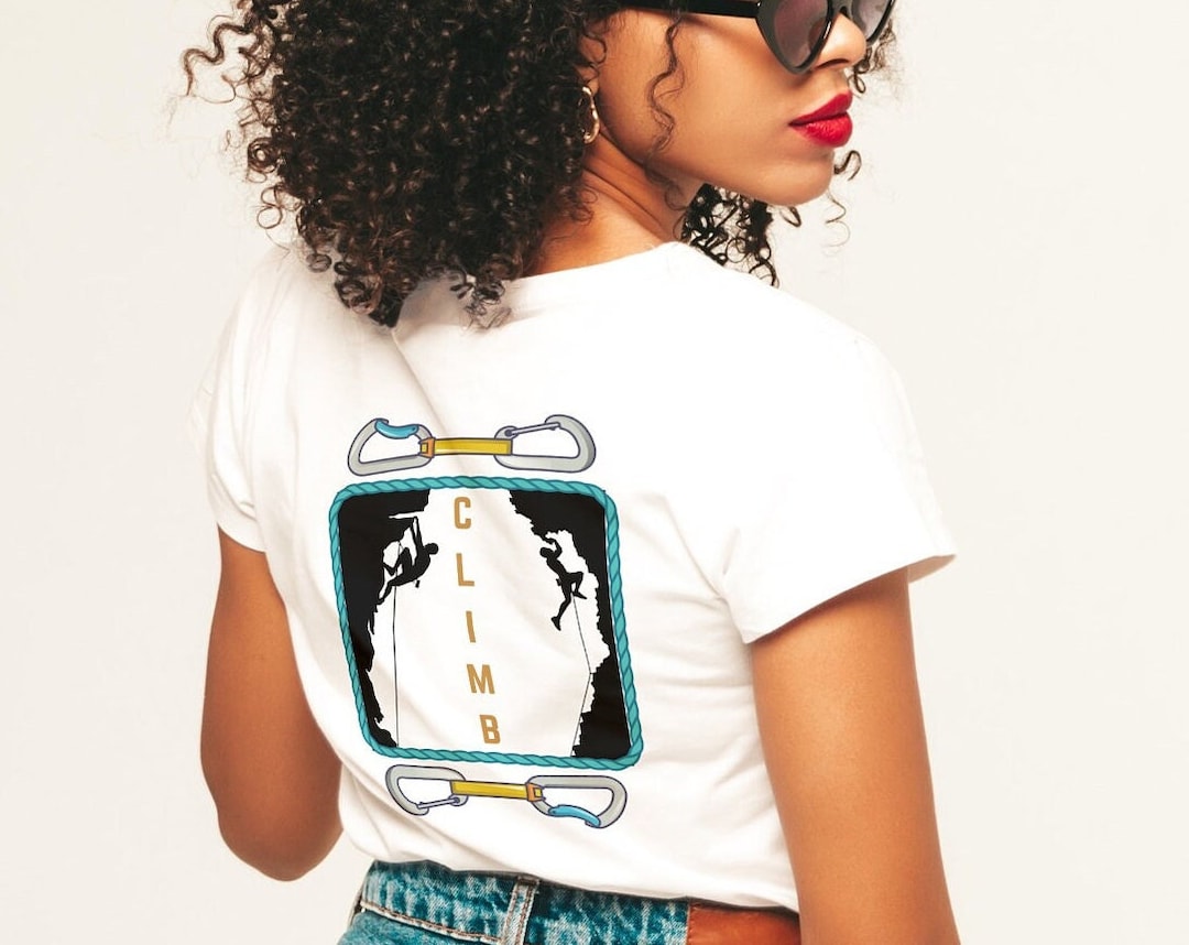 Women's Climbing T-shirt, Climbing Shirts, Outdoor T-shirts - Etsy