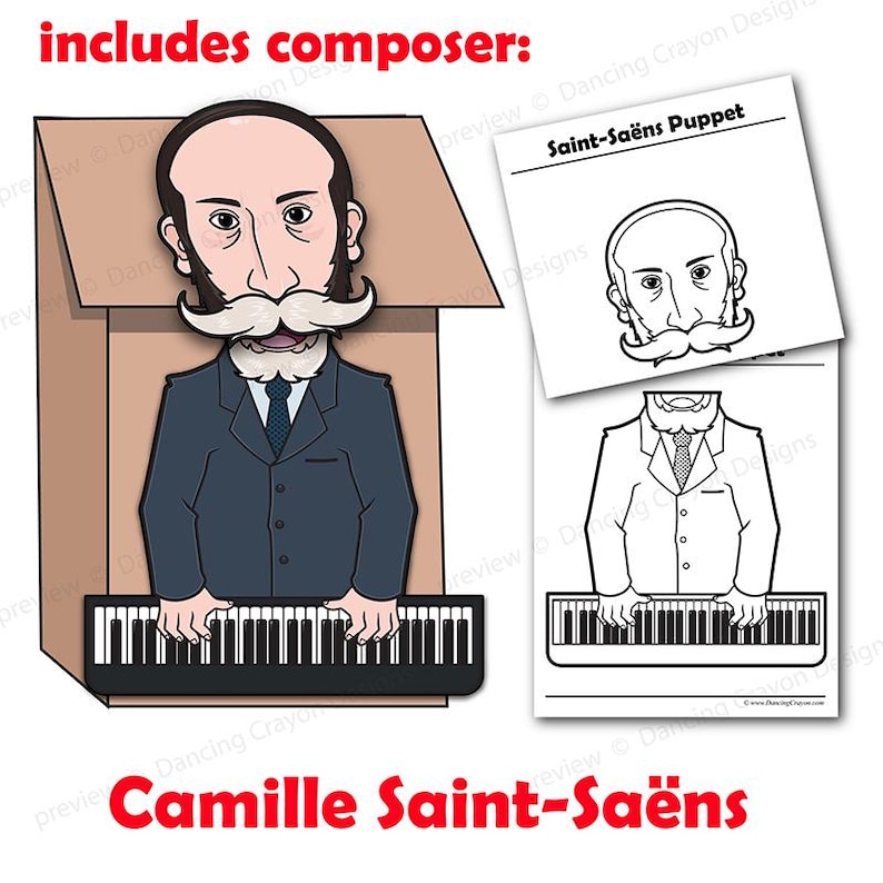 Carnival of the Animals Craft Activity | Camille Saint Saens | Paper ...