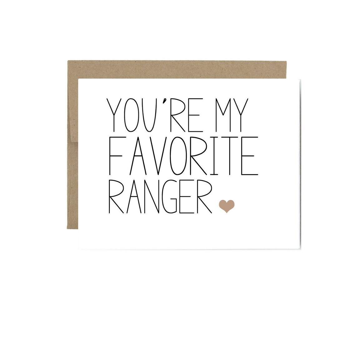 Army Ranger Card - You're My Favorite Ranger Regiment Tan Beret ...