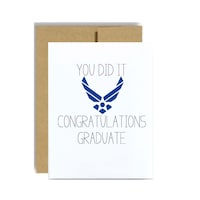 Air Force Recruitment Card,congratulations on Joining the Air Force ...
