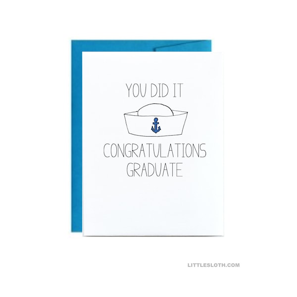 Navy Graduation - Etsy