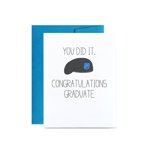 Army Basic Training Graduation Card BCT Military Congrats - Etsy