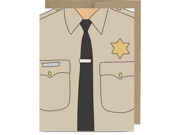 Sheriff Graduation Card - Etsy