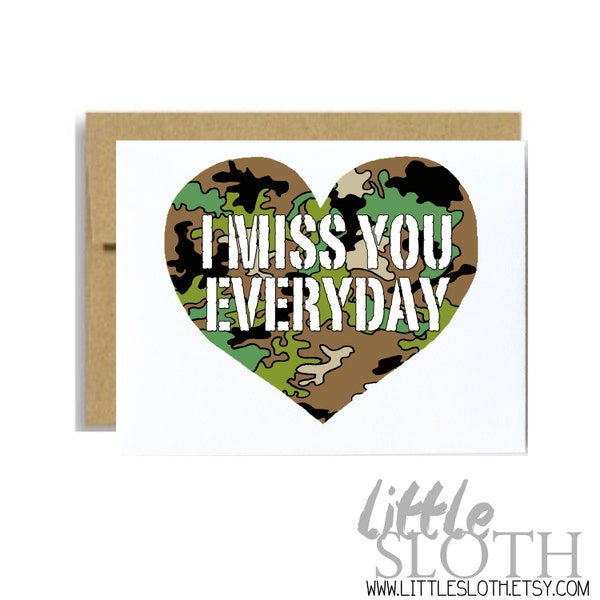 Military Card Handmade - Etsy