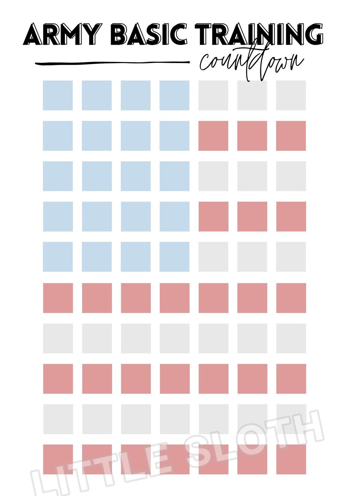 Army Basic Training Countdown Instant Digital Download - Etsy Army Basic Training Countdown Instant Digital Download - Etsy