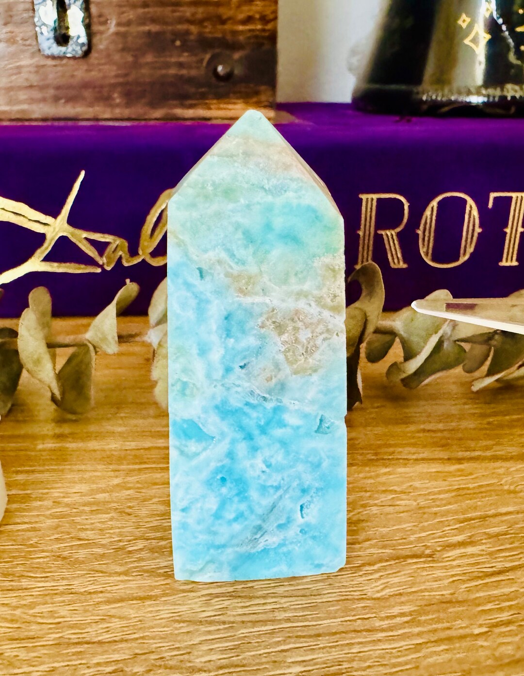 Natural Hemimorphite Tower (69 G 2.5 In) - Etsy