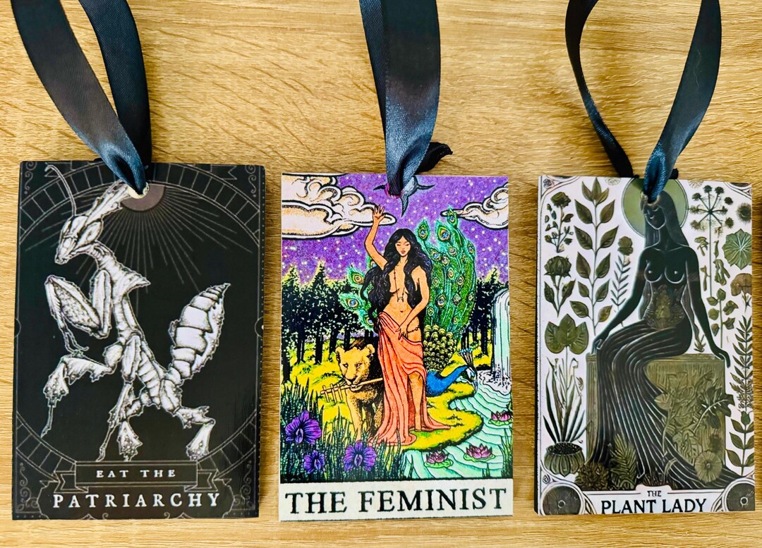 Femenist Themed Tarot Card Ornaments (handmade) - Etsy