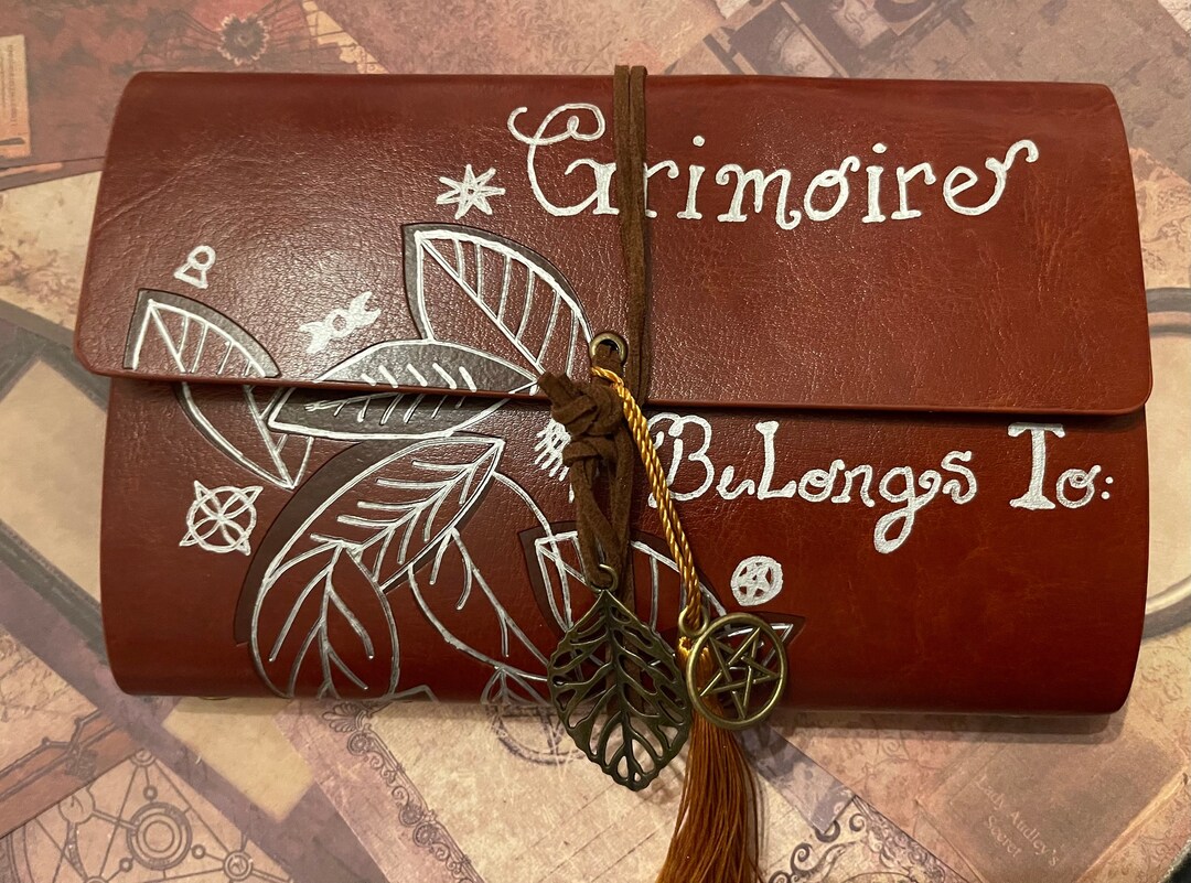 Personalized Grimoire Kit (comes With Your Name Added, a Feather Pen ...