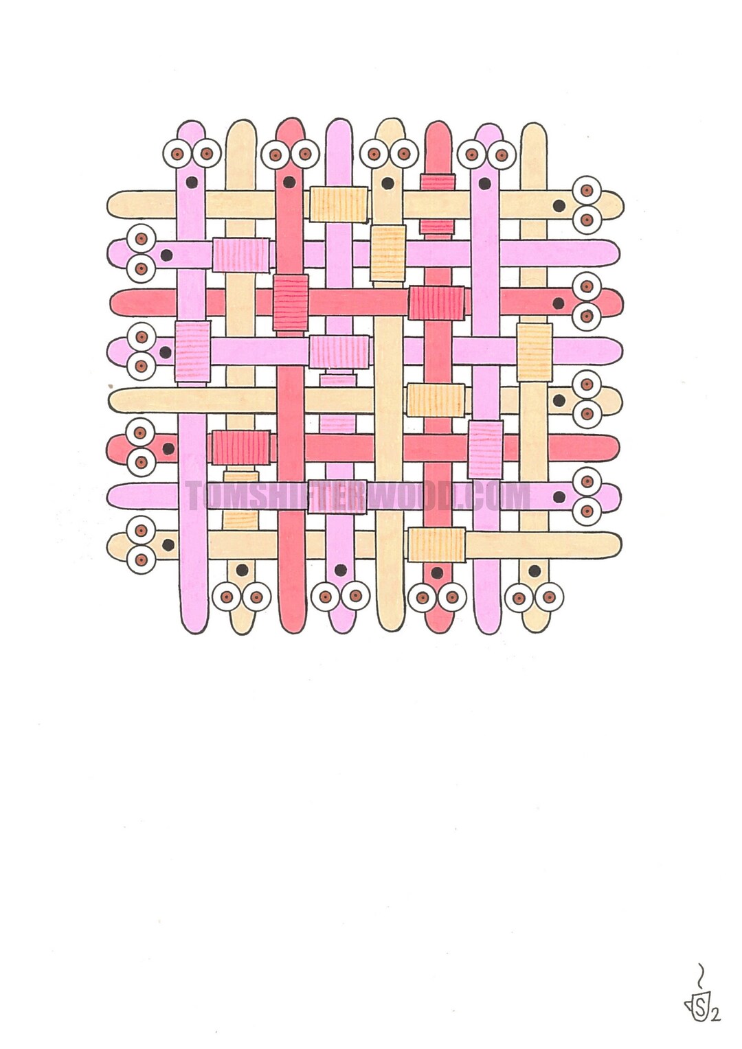 Tangled by Shifter. A4 Inkjet Printed to Order on 200gsm Satin Paper ...