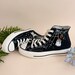 Embroidered Spider Shoes Collection Custom Spider Web Converse ...
