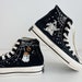 Embroidered Spider Shoes Collection Custom Spider Web Converse ...