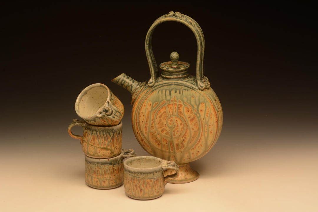 Handcrafted Stoneware Tea Set. Functional Pottery. Handmade. - Etsy